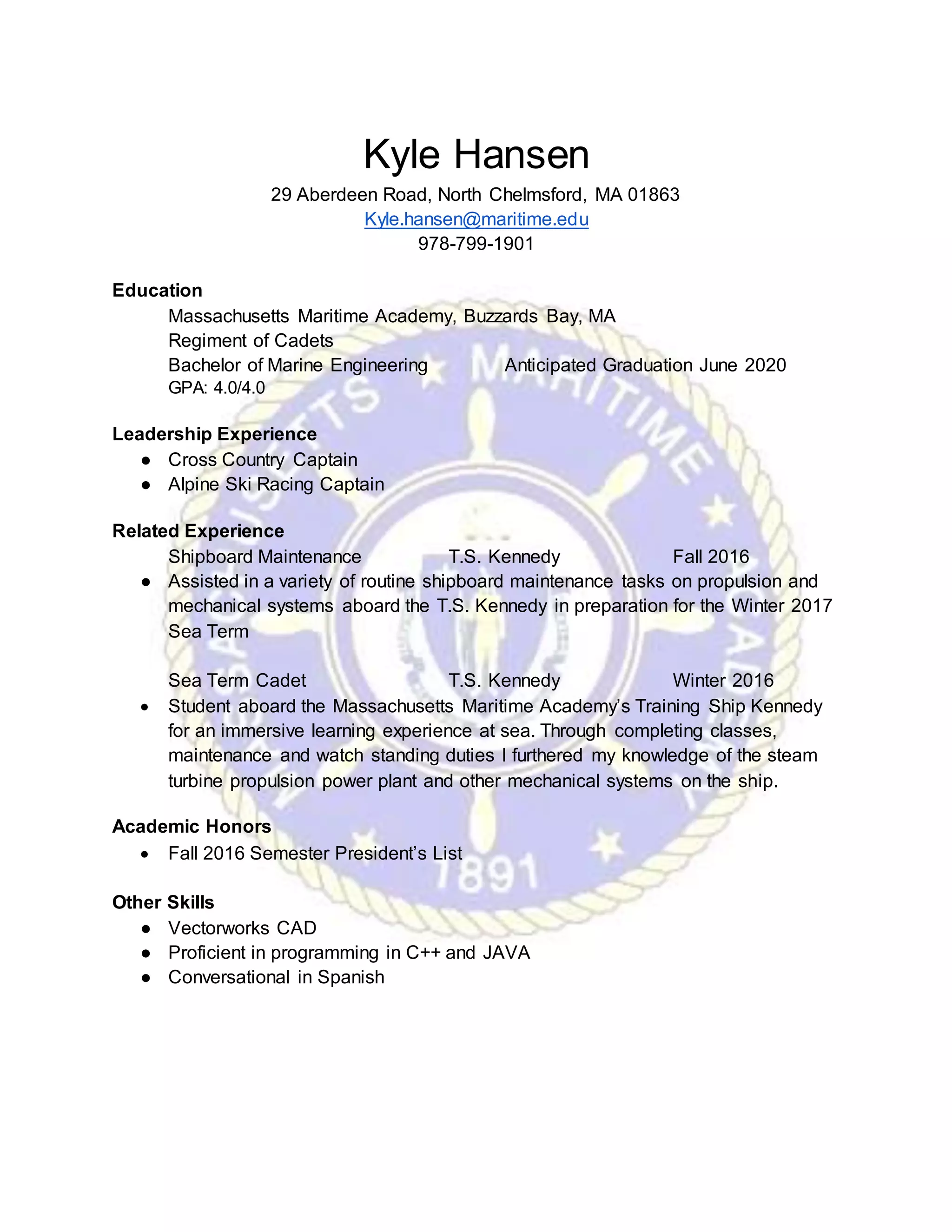 KyleHansenResume | DOCX