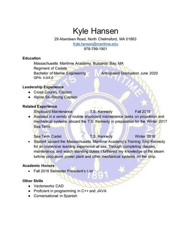 KyleHansenResume | DOCX