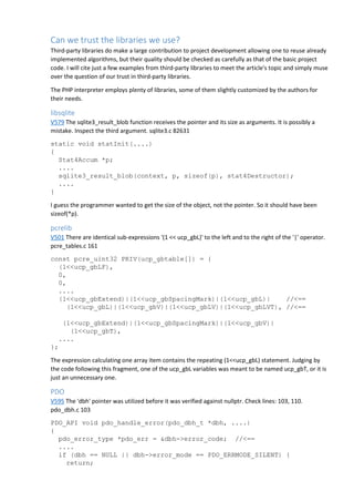 A Post About Analyzing PHP | PDF