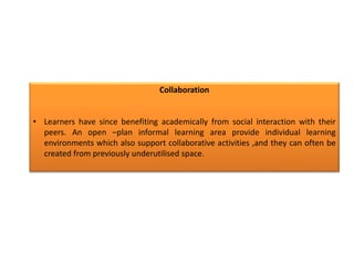 DESIGNING AND TRANSFORMING A CONDUCIVE LEARNING HUB (1) | PPTX