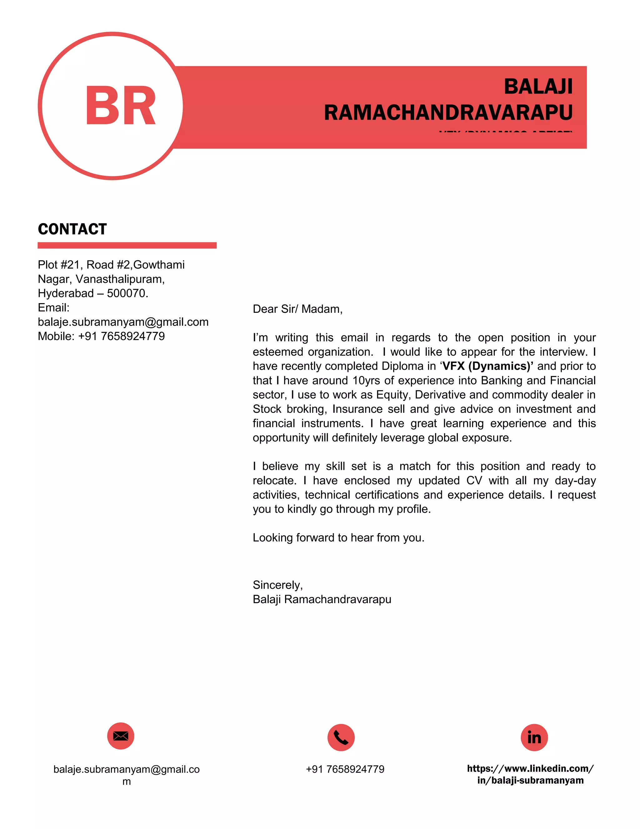 Balaji_-_Cover_Letter[1] | PDF