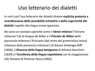 027 Italiano, dialetti e lingue europee | PPTX
