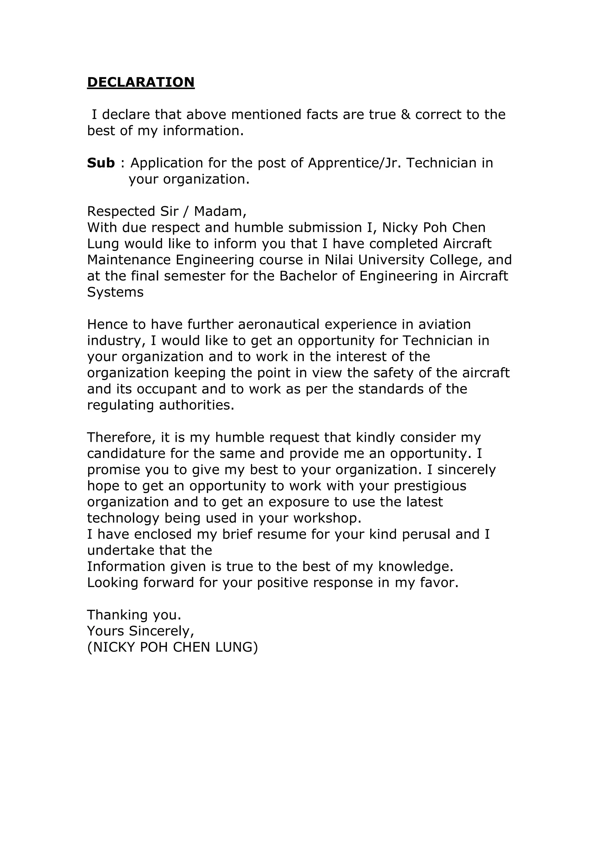 Resume (Nicky) | PDF