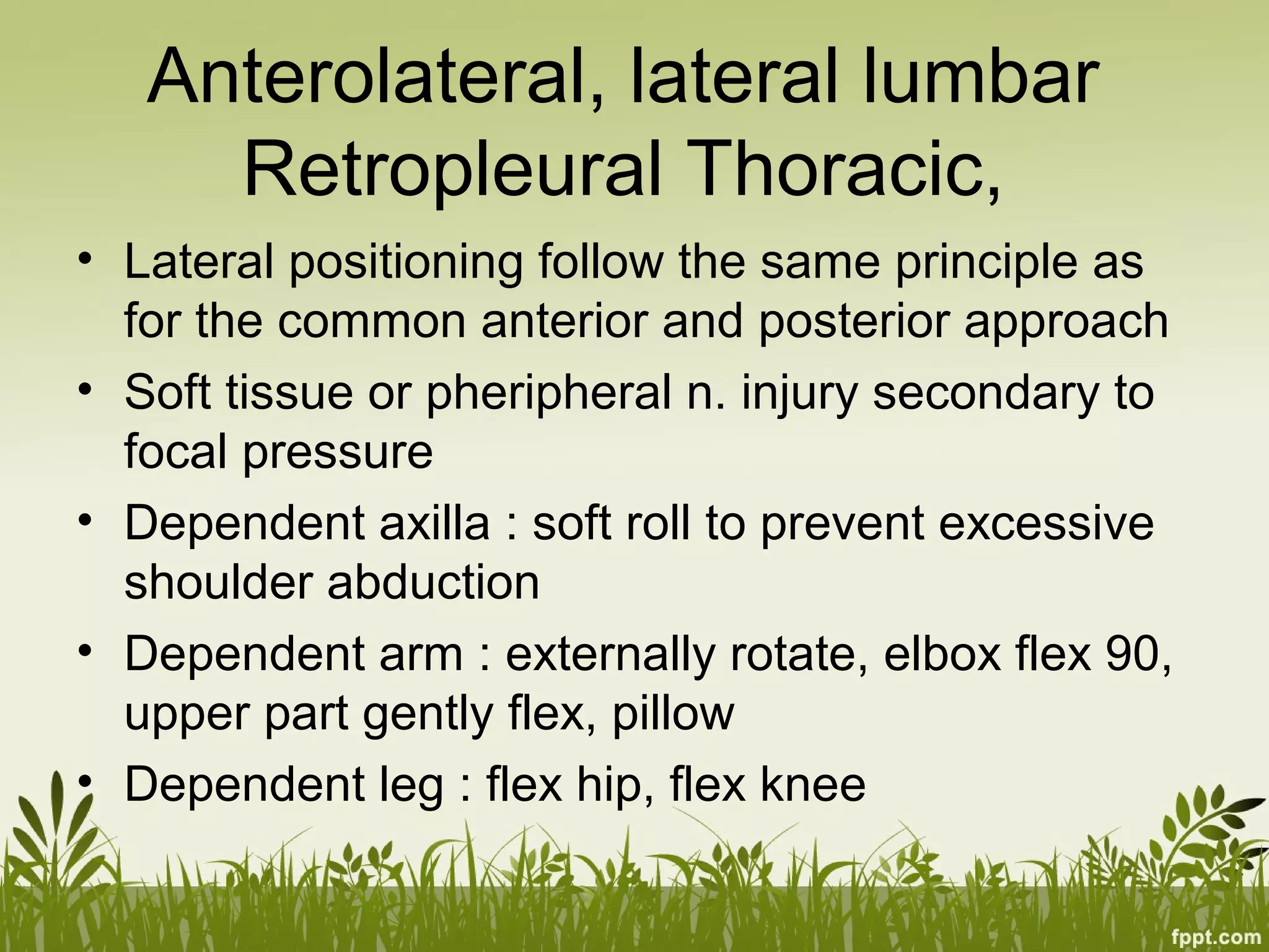 027 Patient posioning for spine surgery | PPT