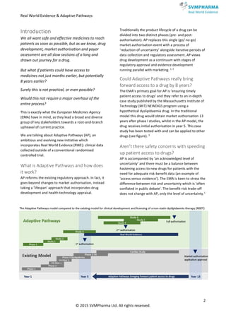 SVMPharma Real World Evidence – Real World Evidence & Adaptive Pathways ...