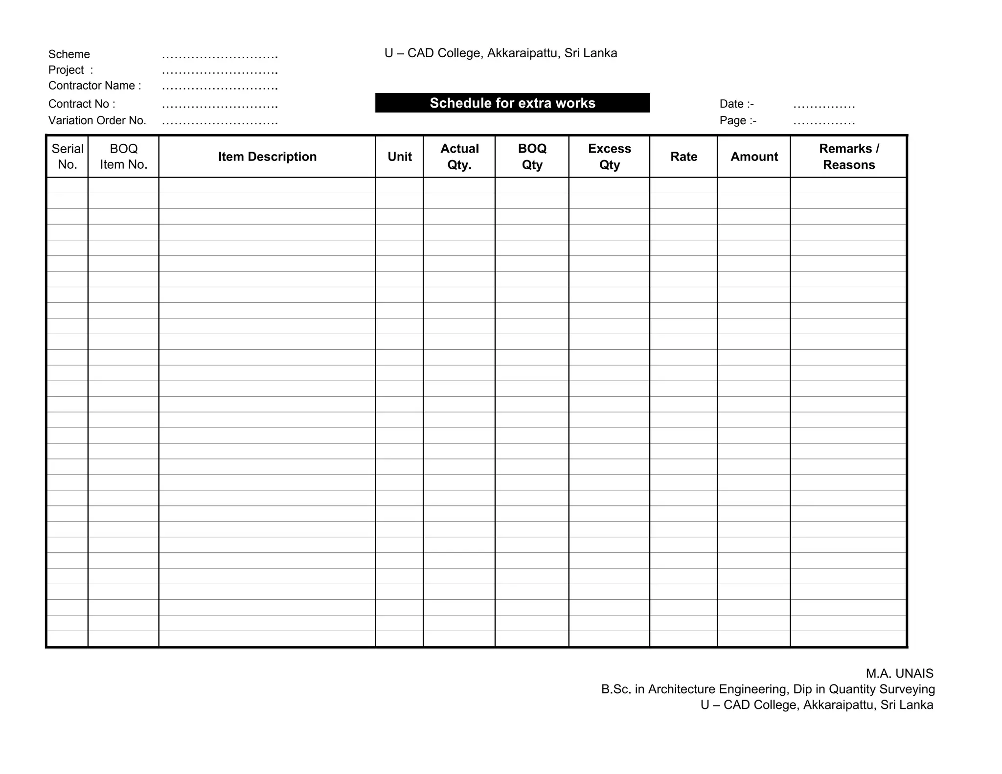 Practice for Quantity Surveyors | PDF