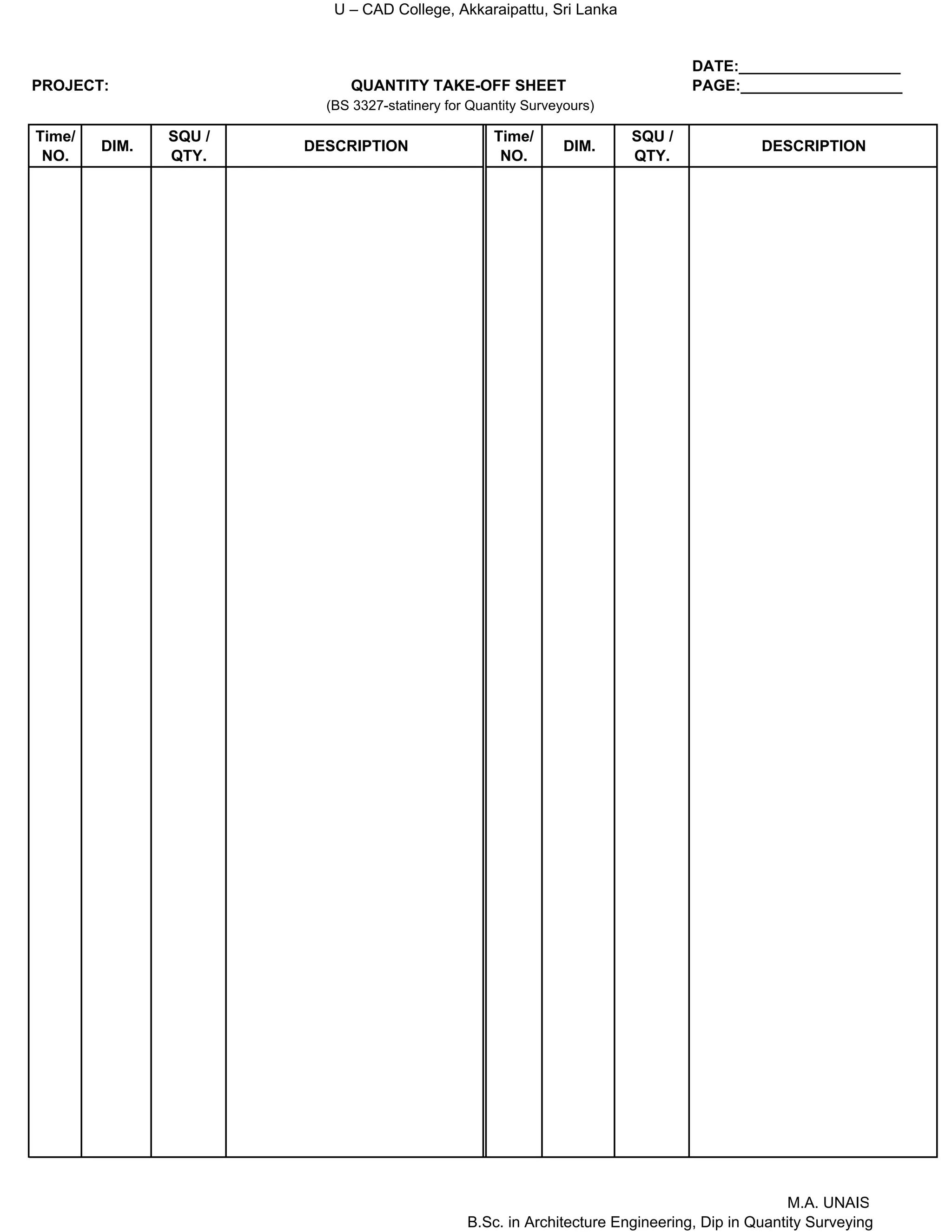 Quantity Surveyors (Practice) | PDF