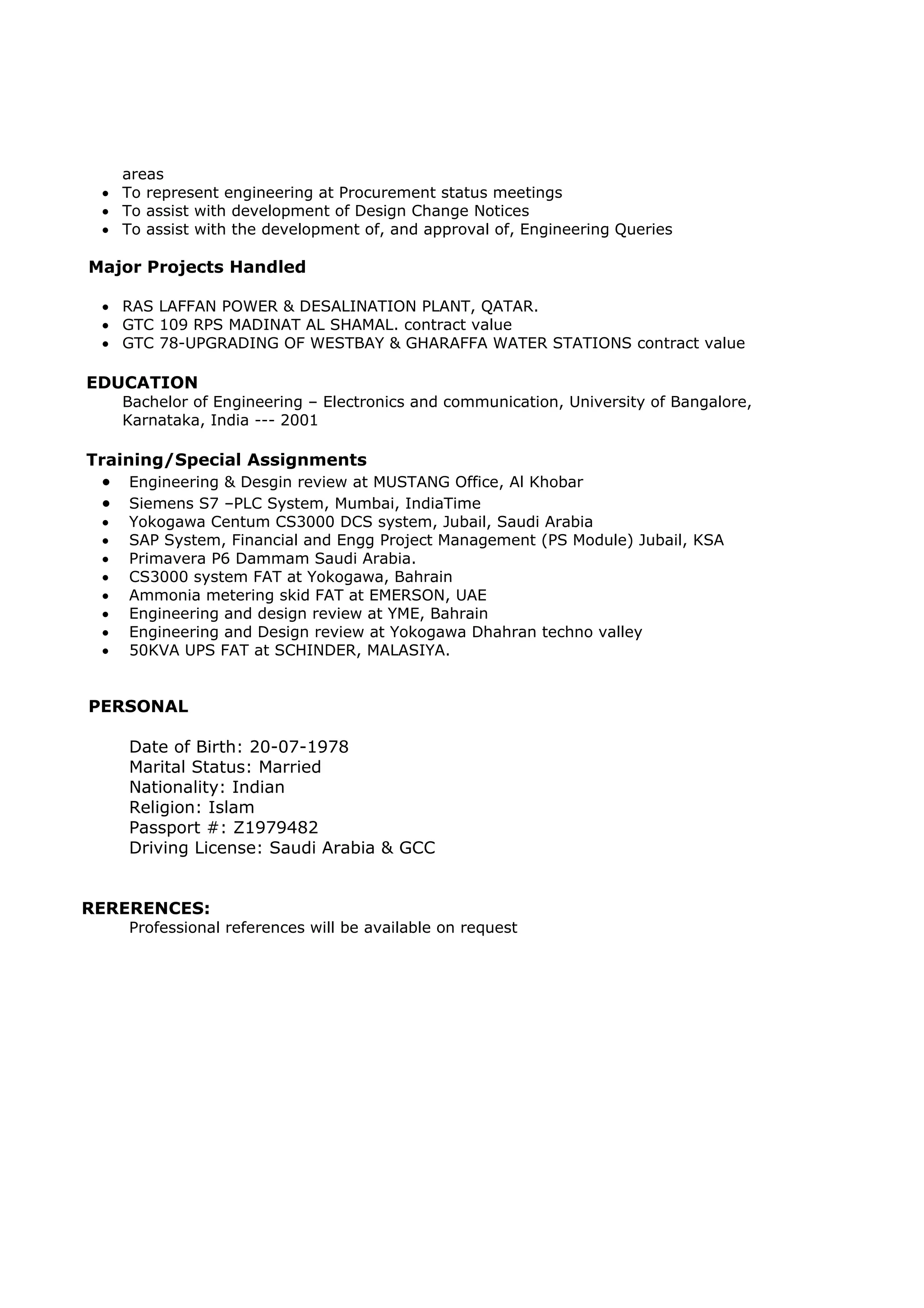 Resume +Tahir 2016 | PDF