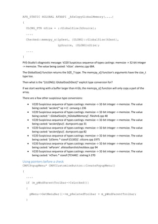 A Slipshod Check of the Visual C++ 2013 Library (update 3) | PDF