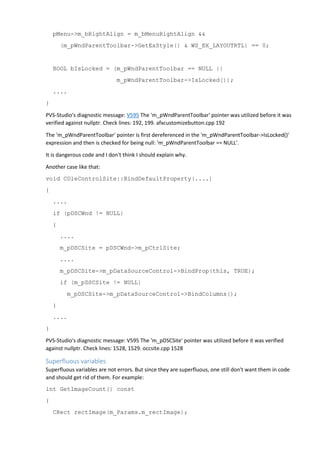 A Slipshod Check of the Visual C++ 2013 Library (update 3) | PDF
