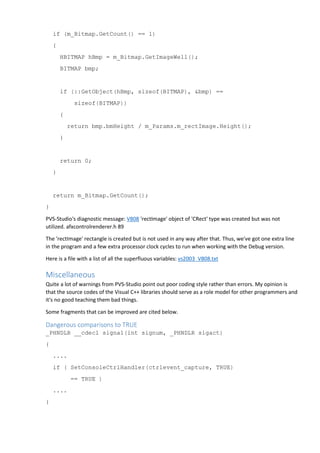 A Slipshod Check of the Visual C++ 2013 Library (update 3) | PDF