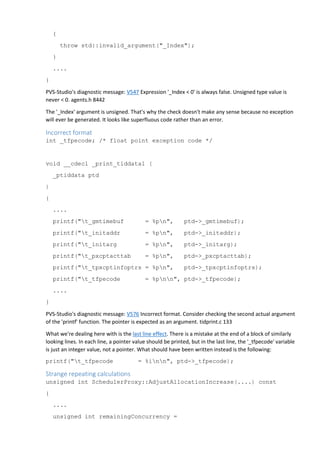 A Slipshod Check of the Visual C++ 2013 Library (update 3) | PDF