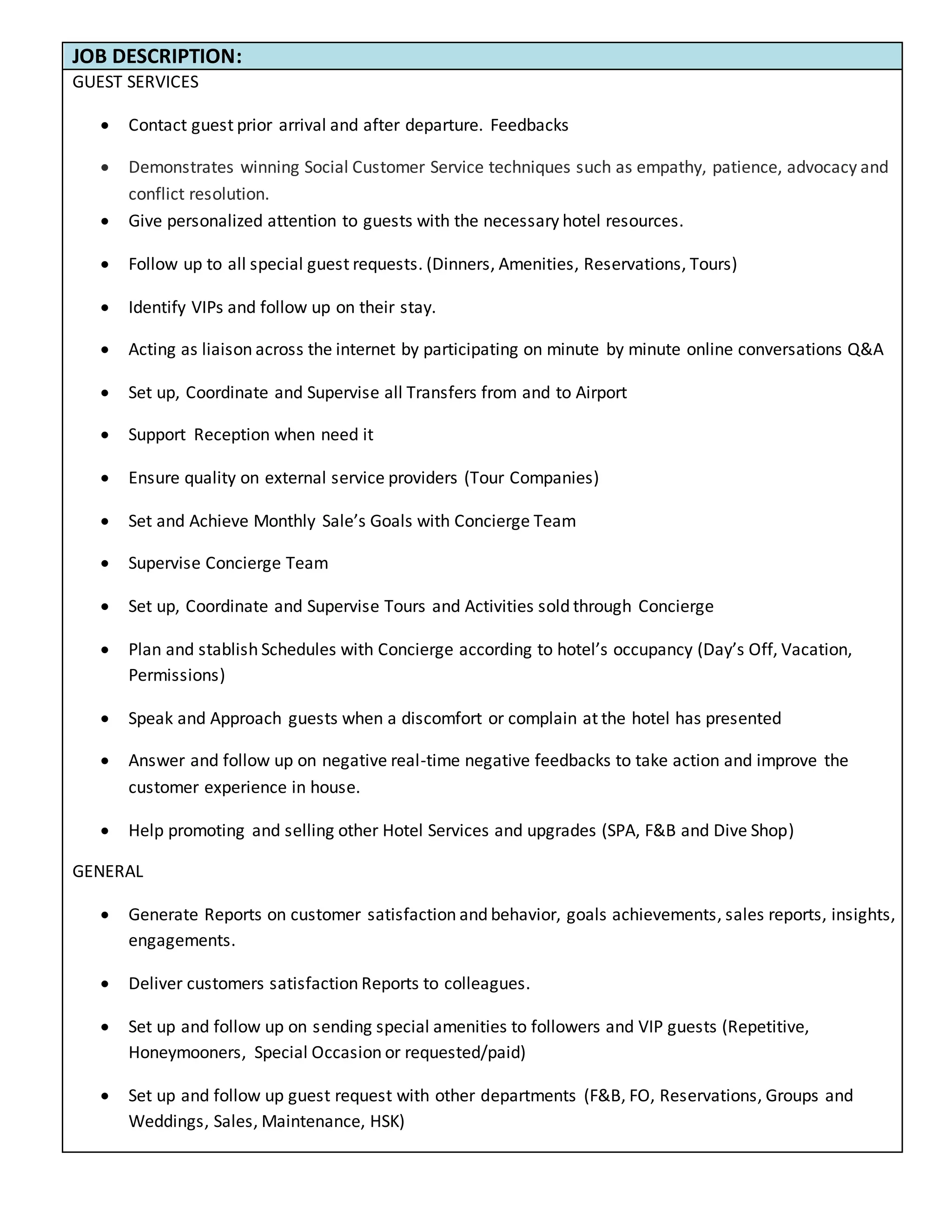 Perfil Guest Services y SM- eng | PDF