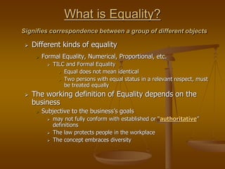 Equality | PPTX