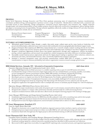 RICHARD K MEYER CV PROFILE | PDF