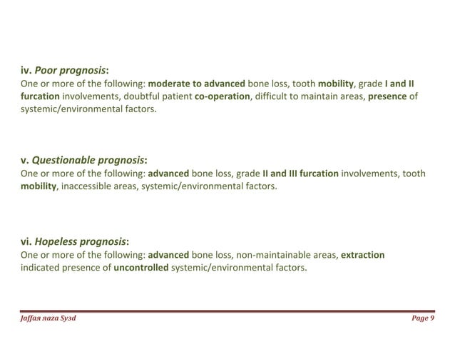 029.periodontal diagnosis and prognosis | PDF