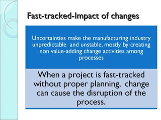 029 fast-tracking projects | PPT