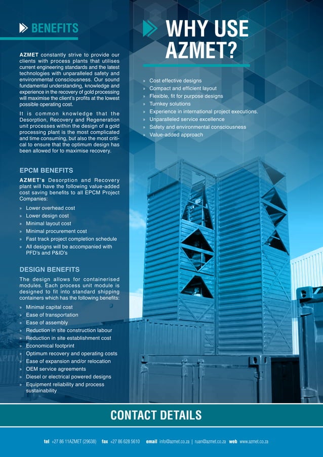 AZMET DR Plant Brochure | PDF