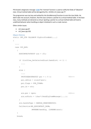 Miranda NG Project to Get the "Wild Pointers" Award (Part 1) | PDF