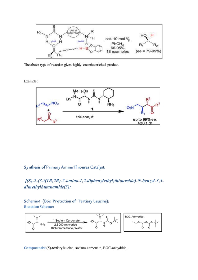 ASYMMETRIC ORGANOCATALYSIS