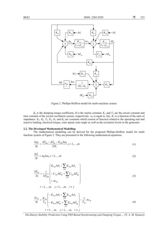 Oscillatory Stability Prediction Using PSO Based Synchronizing and Damping Torque Coefficients | PDF