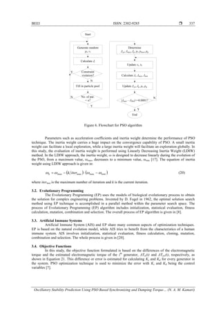 Oscillatory Stability Prediction Using PSO Based Synchronizing and Damping Torque Coefficients | PDF