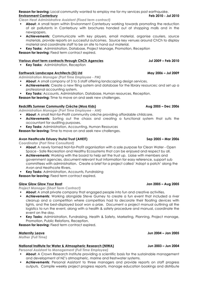 Marnie Kent CV Current | PDF
