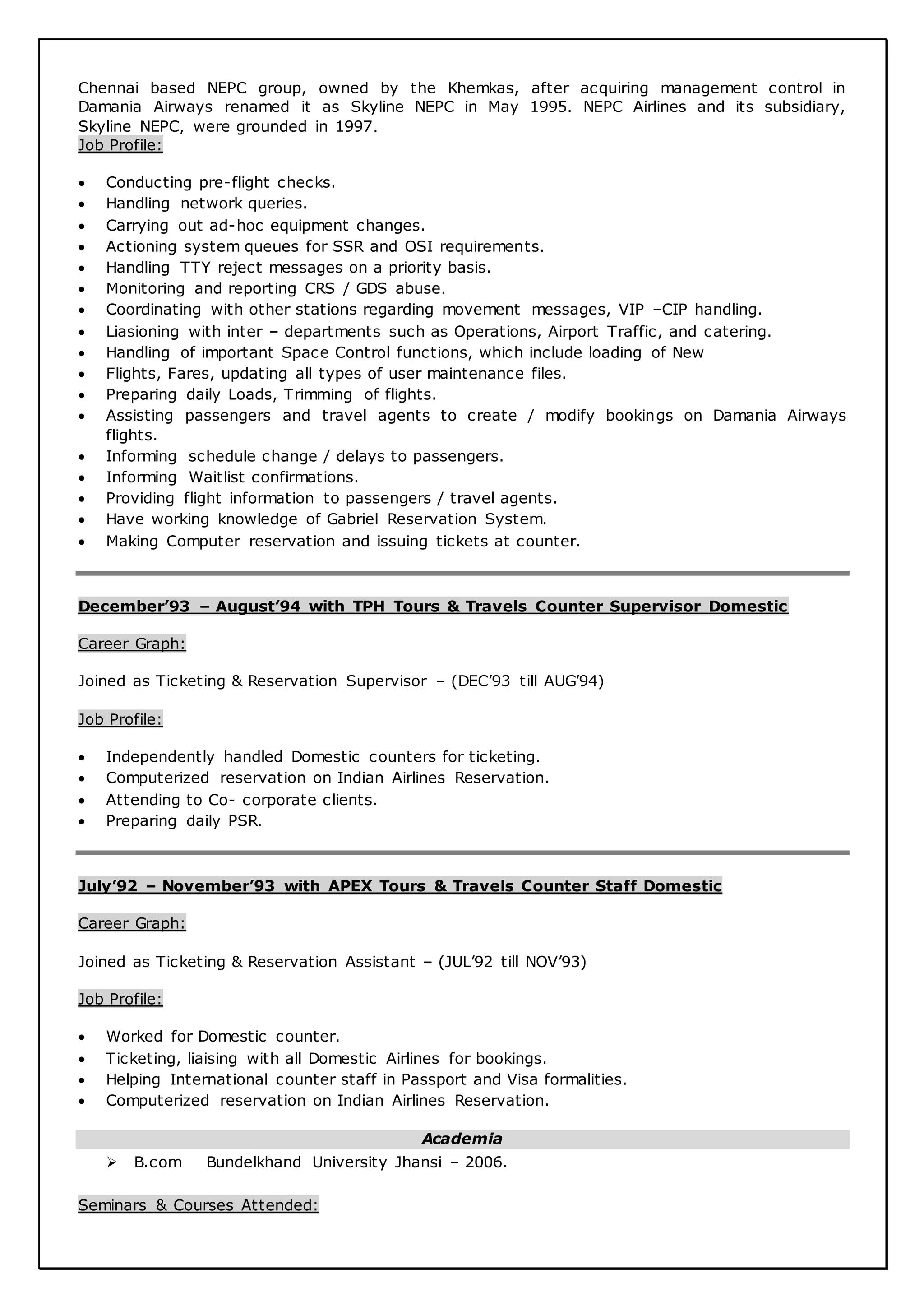 Tushar - Resume1 | DOCX