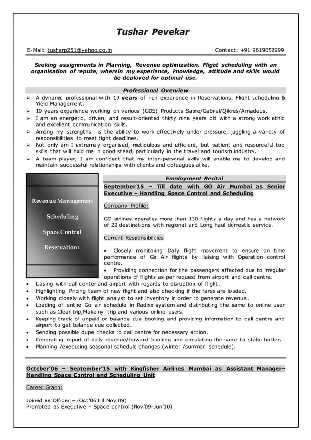 Tushar - Resume1 | DOCX