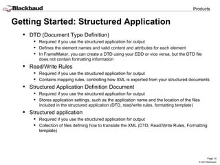 Implementing Structured FrameMaker | PPT