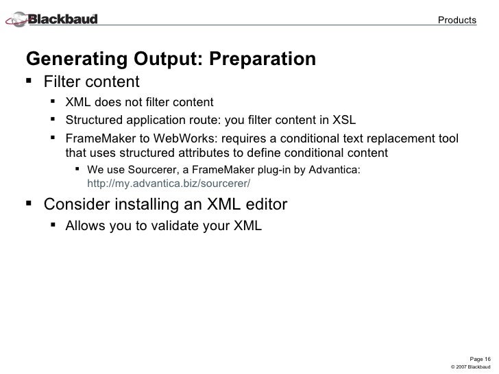 Implementing Structured Framemaker