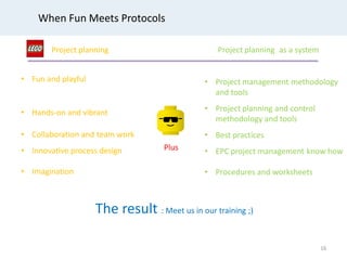 Project planning and control training with lego | PDF