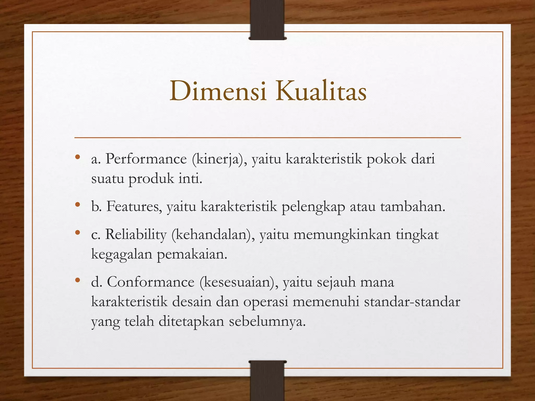 Konsep Desain Pengembangan Kualitas Produk (Quality Function Deployment) | PDF