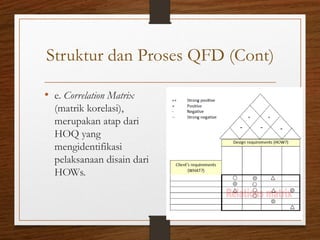Konsep Desain Pengembangan Kualitas Produk (Quality Function Deployment) | PDF