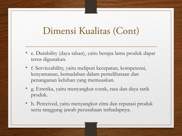 Konsep Desain Pengembangan Kualitas Produk (Quality Function Deployment) | PDF
