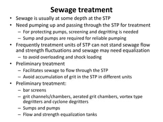 Sewage Treatment: Overview | PPTX