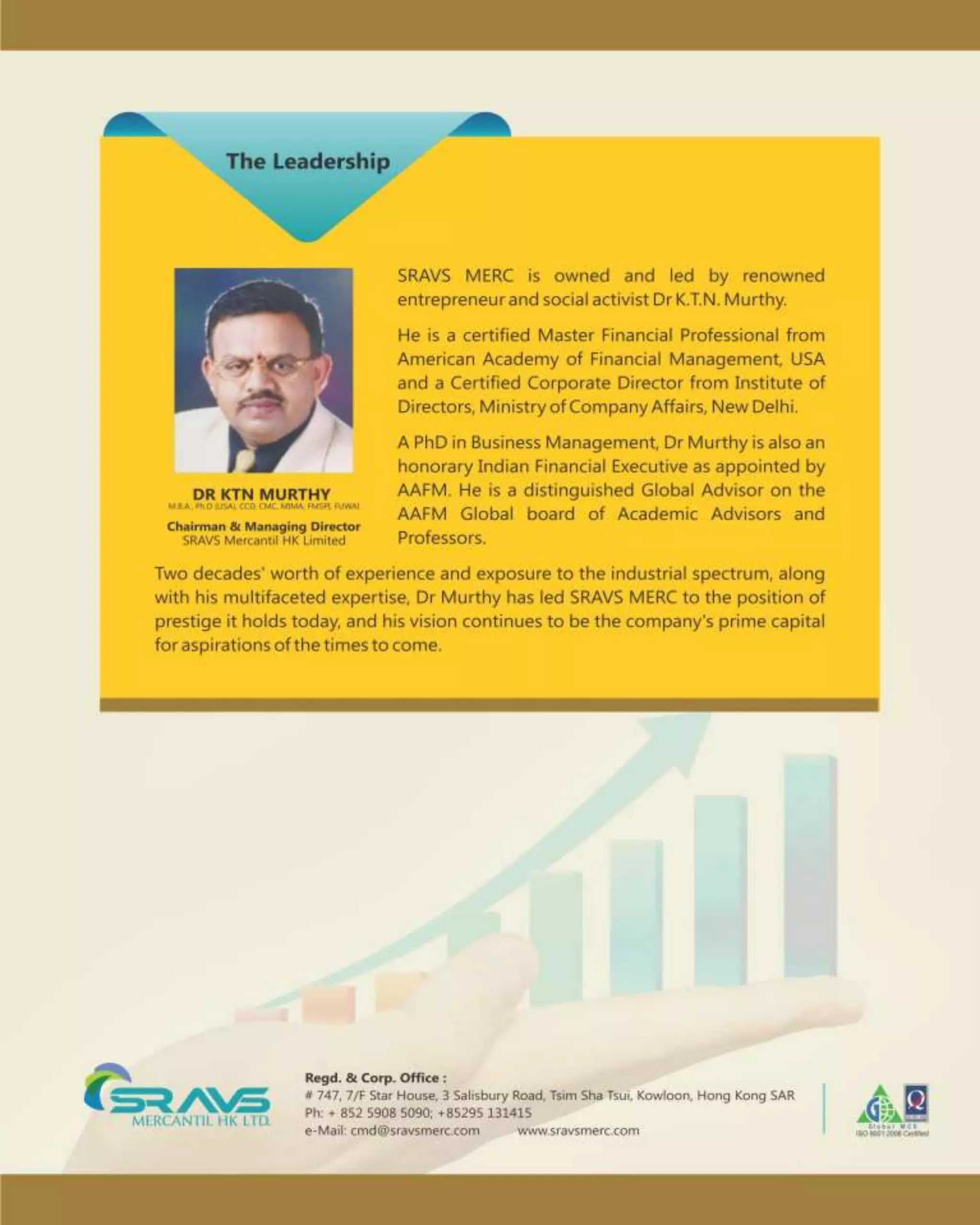 SRAVS Brochure Profile | PDF