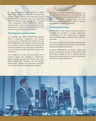 SRAVS Brochure Profile | PPSX