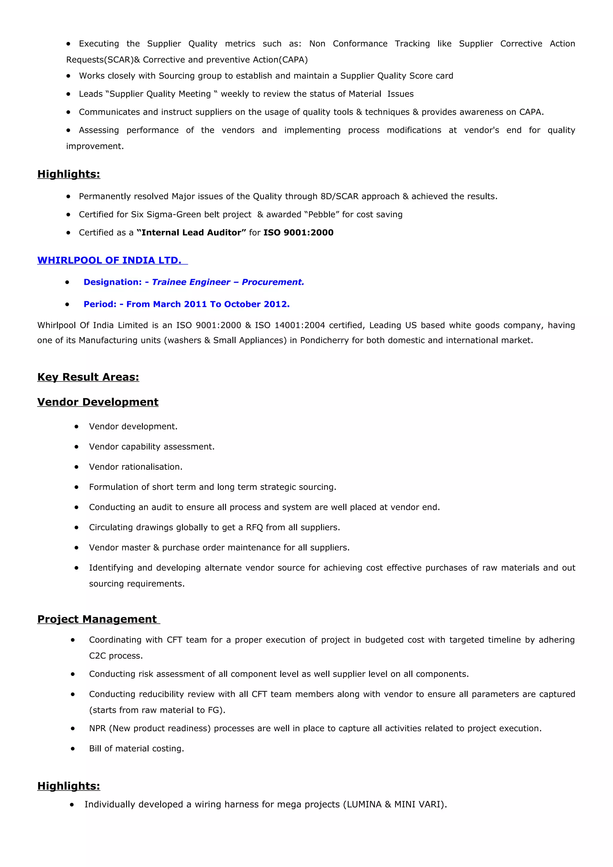 Resume_Aravind 1 | PDF
