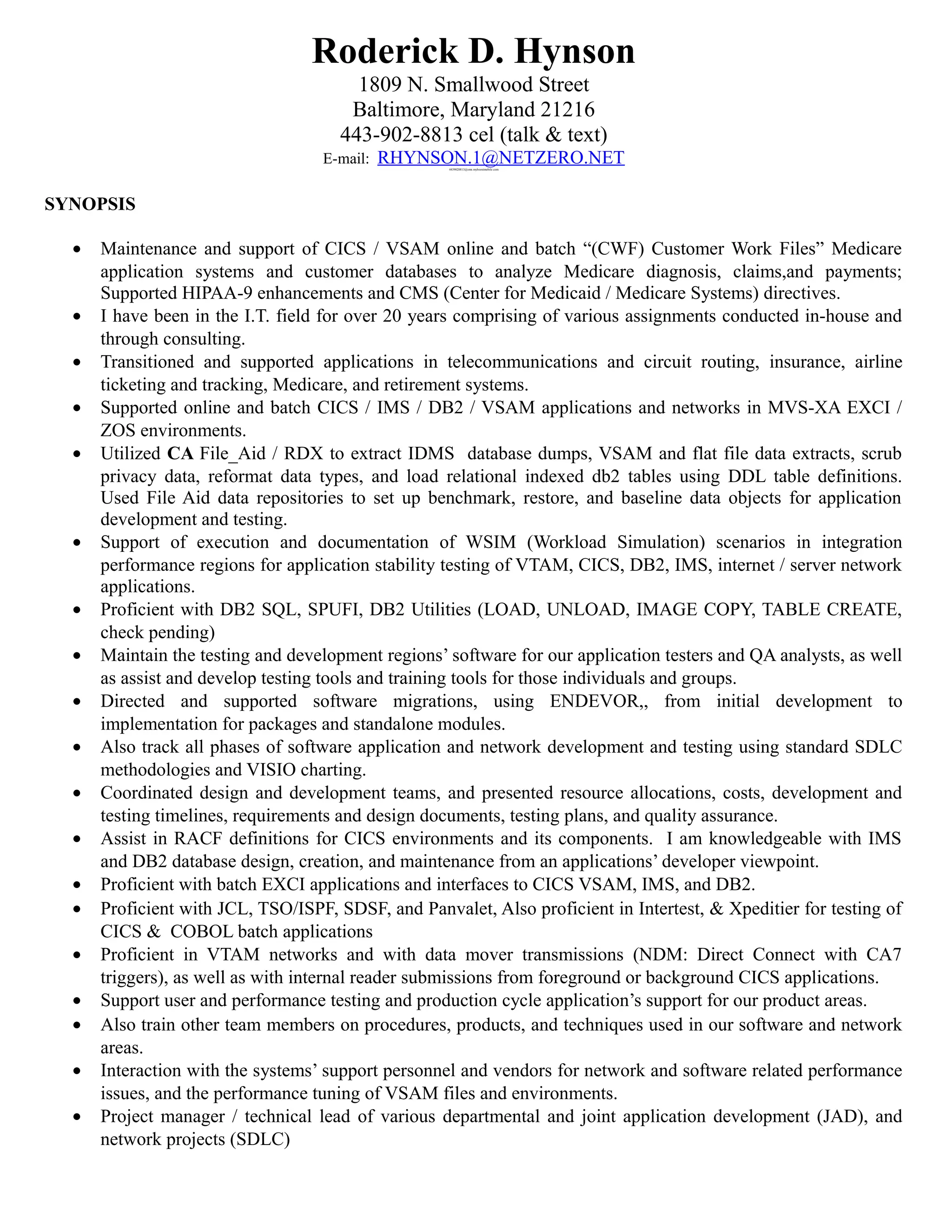 RESUME 2016+ updated RDX | DOC