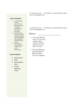 chiefkeya cv | DOCX