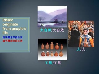 02 造字基本概念 (basics about the creation of chinese characters) | PPTX
