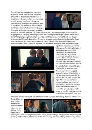 About Time Detailed Trailer Analysis | DOCX