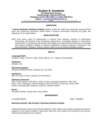 BAQA_resume3 | PDF