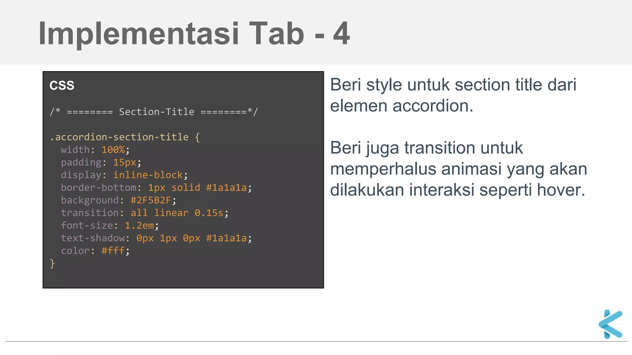 CSS Eksperimen - 04-2 accordion | PPTX