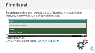 CSS Eksperimen - 04-2 accordion | PPTX
