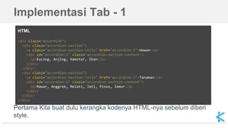 CSS Eksperimen - 04-2 accordion | PPTX