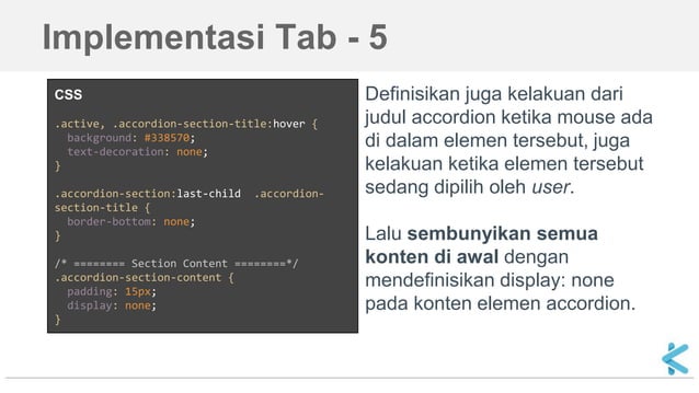 CSS Eksperimen - 04-2 accordion | PPTX