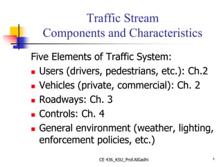 02-A Components of Traffic System [Road Users and Vehicles] (Traffic ...