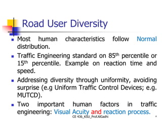 02-A Components of Traffic System [Road Users and Vehicles] (Traffic ...